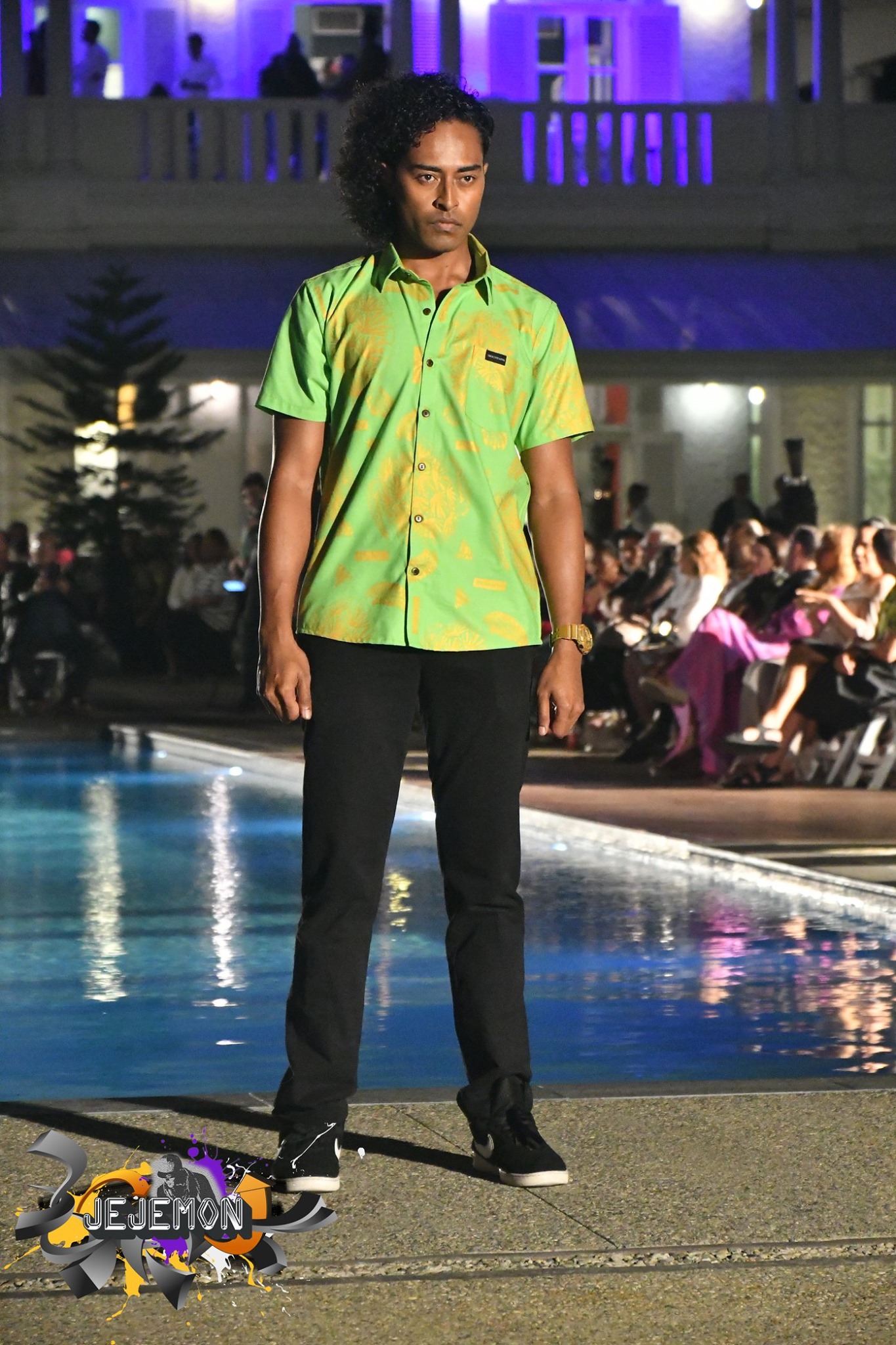 HOI COLLECTION - SEAMLESS - HOI1SPGLDLMGRNS - 8 Mountains Designer Wear